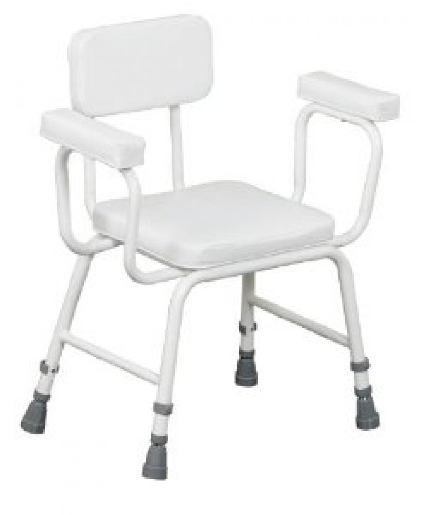 Shower Stool Perching Extra Low With Padded Vinyl Seat - Better ...